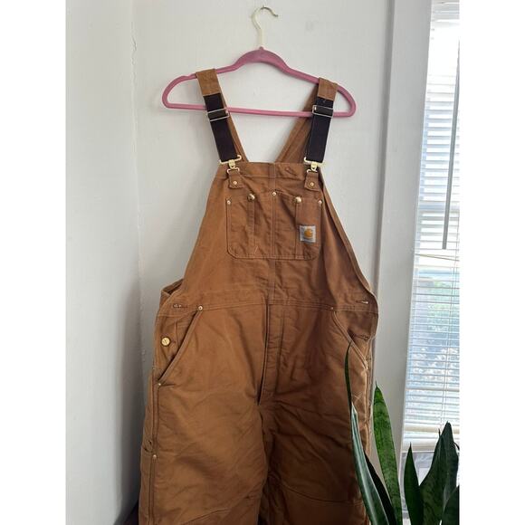 Carhartt | Pants | Carhartt Mens Tan Coverall Overalls Size 42x32 ...